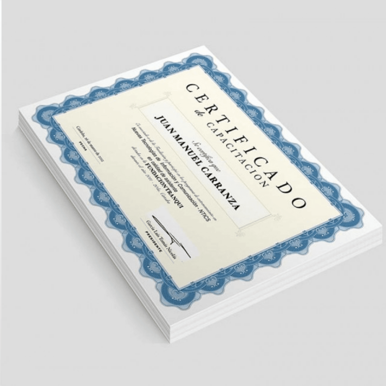 Diplomas A4 - Gráfica Croquis